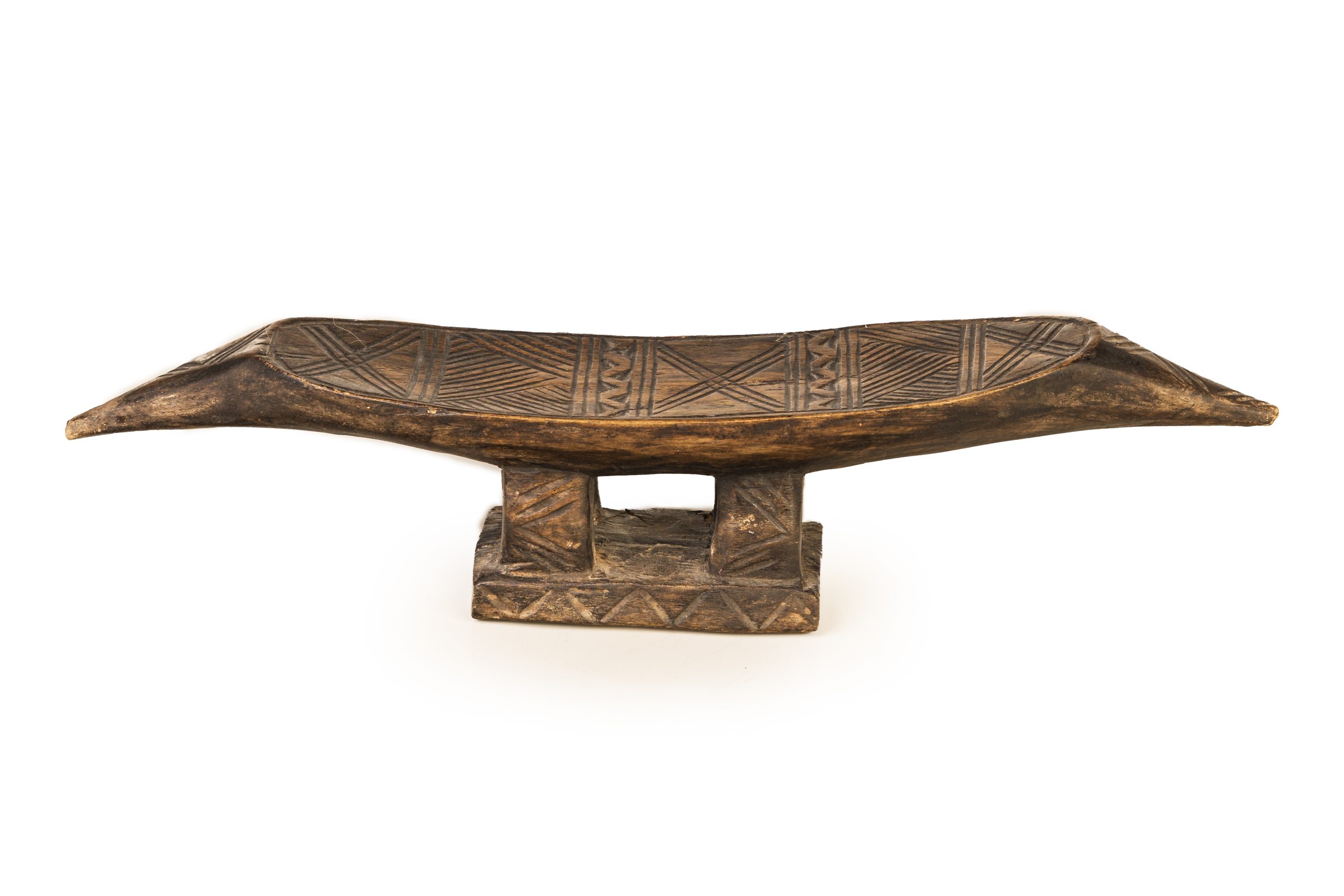 Luba Headrest (DR Congo) - Mama Makamba Authentic African Art